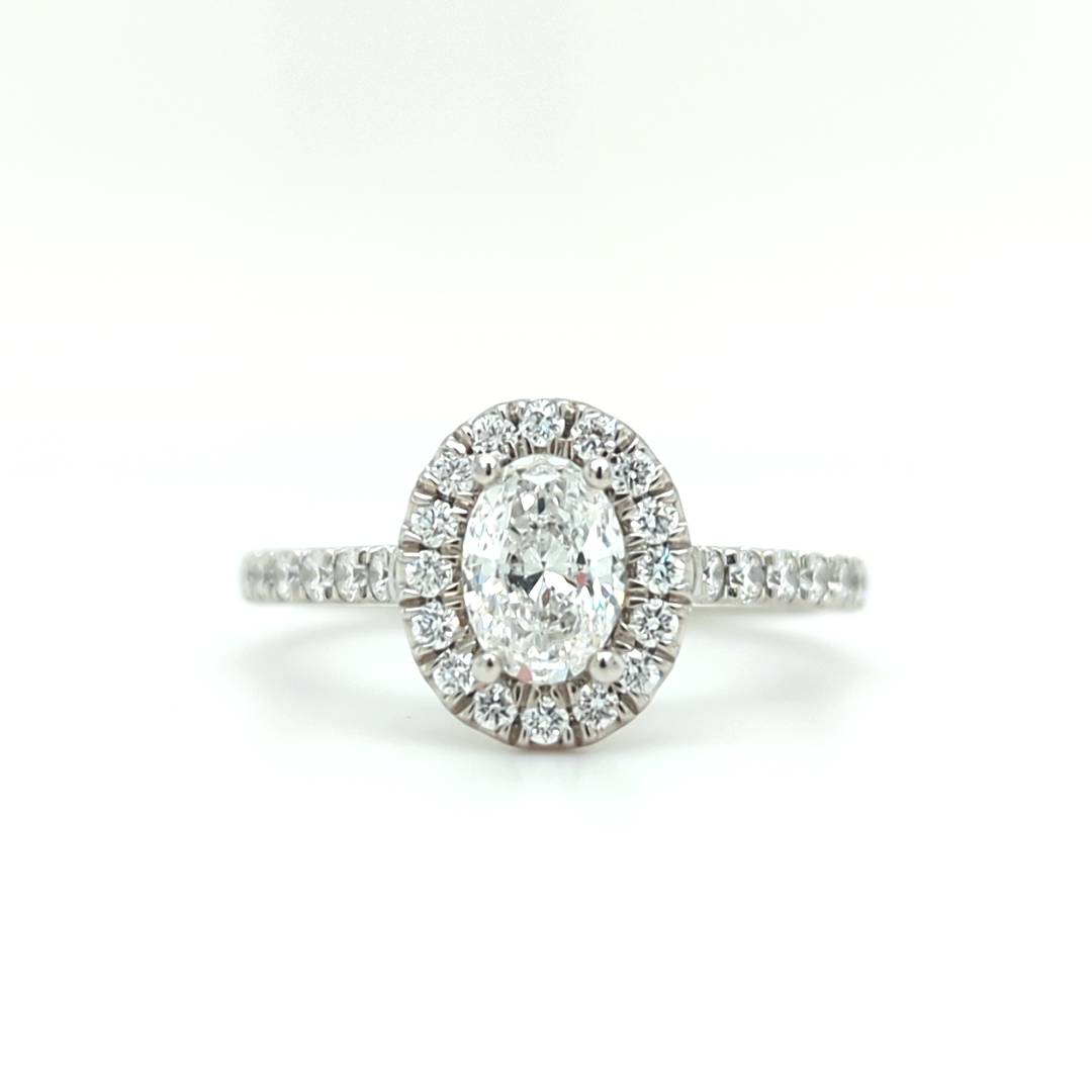 Platinum Diamond Forevermark Engagement Ring – Diamond Vault of Troy