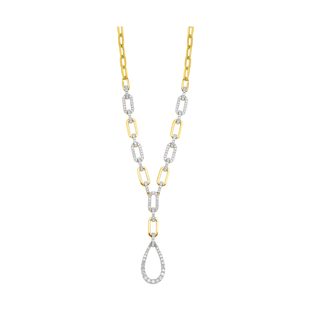 14Kt Yellow Gold Diamond 1Ctw Necklace – Diamond Vault of Troy