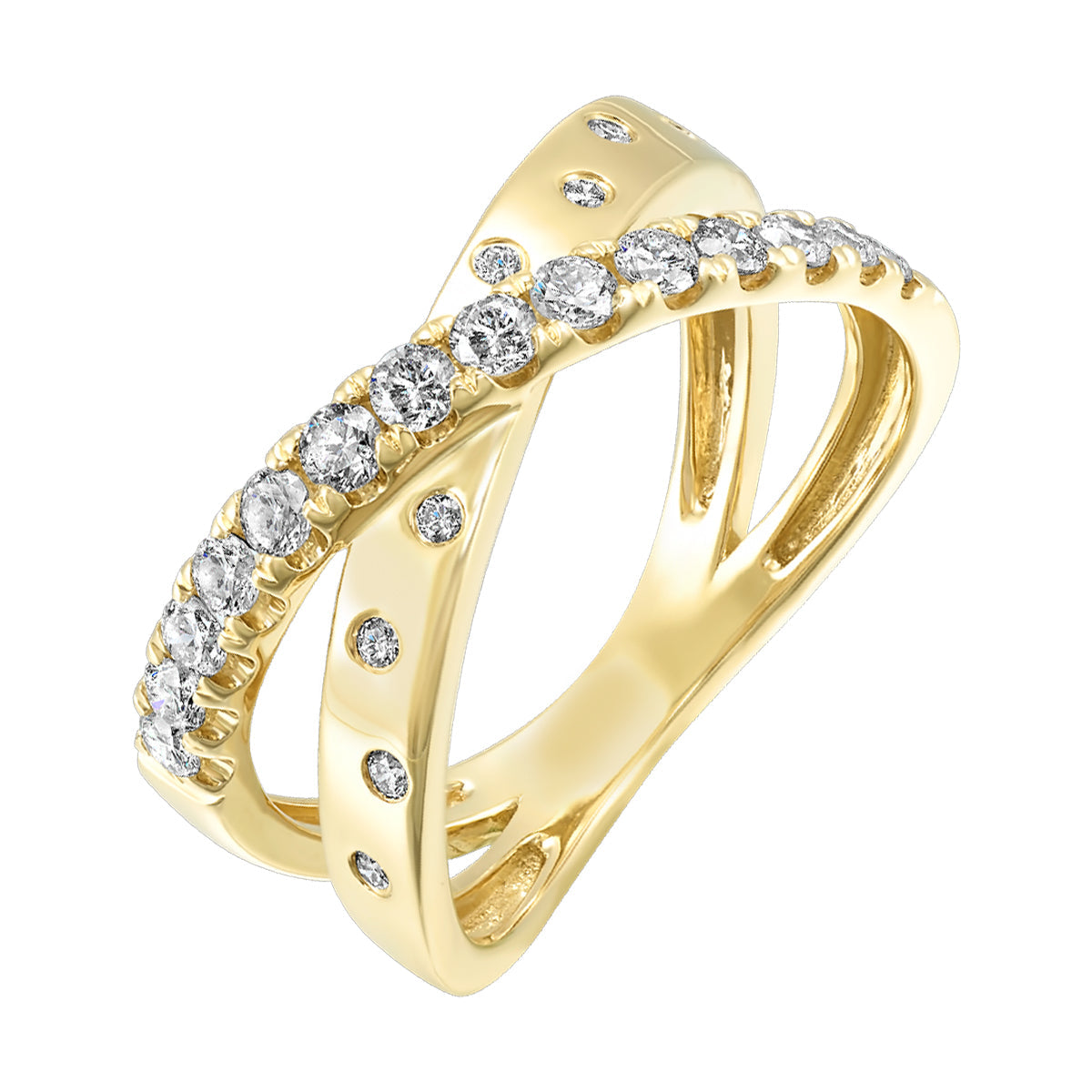 14Kt Yellow Gold Diamond 1/2Ctw Ring – Diamond Vault of Troy