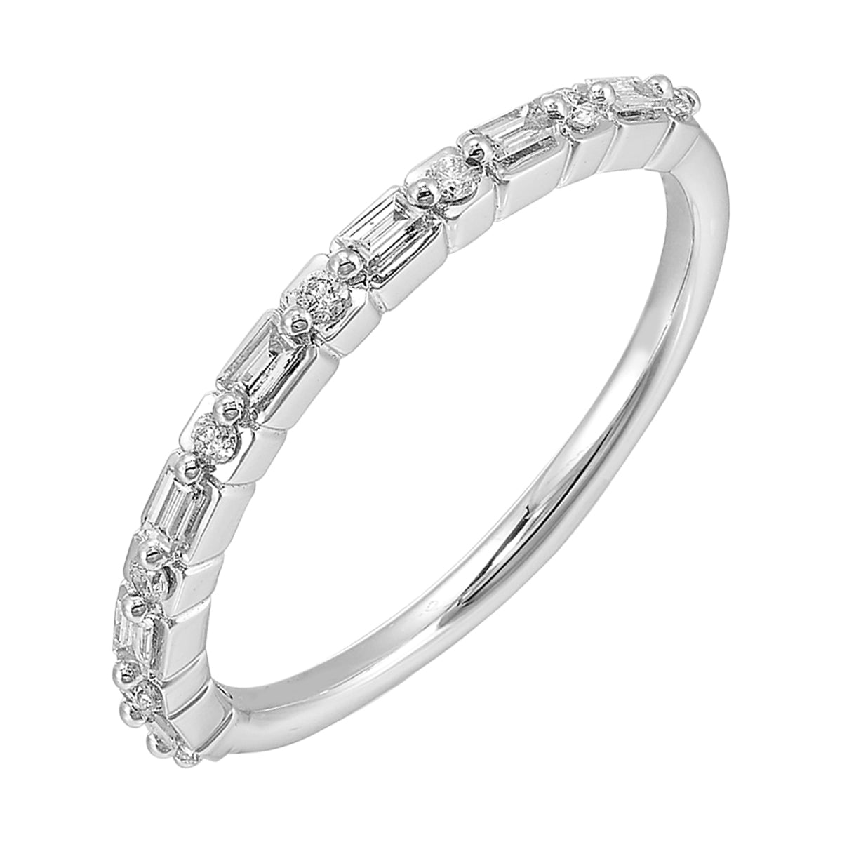 14Kt White Gold Diamond 1/5Ctw Ring – Diamond Vault of Troy