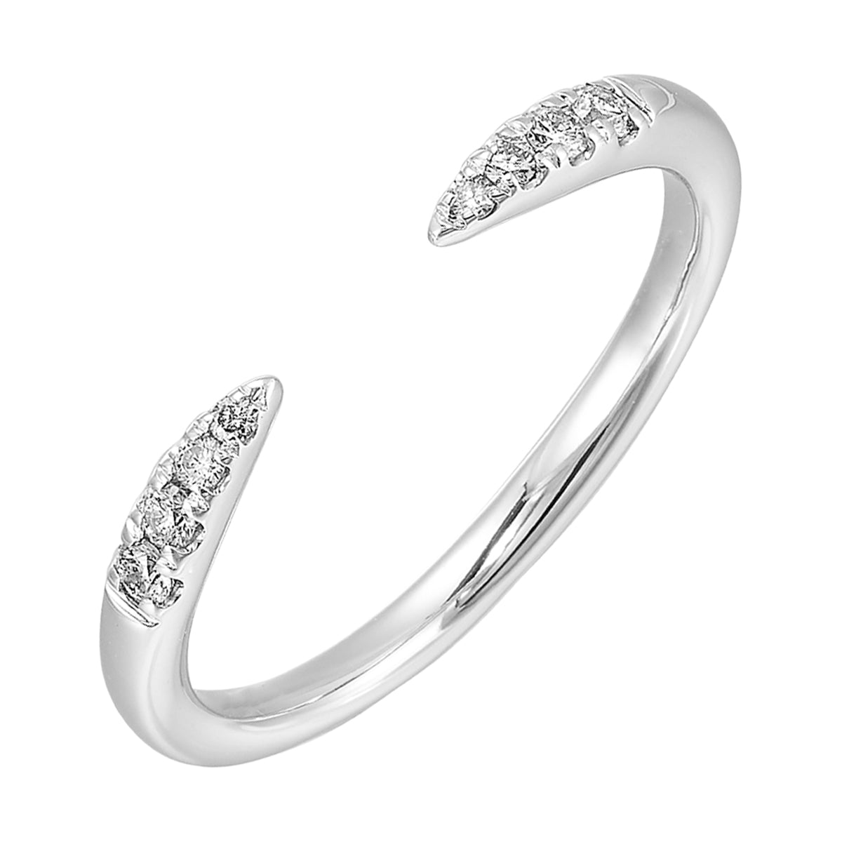 14Kt White Gold Diamond 1/10Ctw Ring – Diamond Vault of Troy