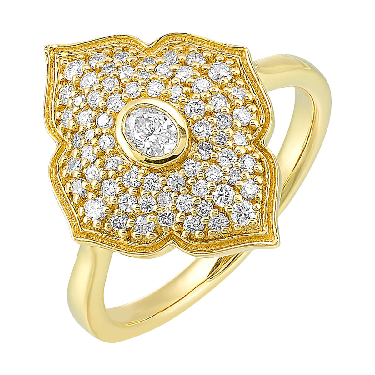 14Kt Yellow Gold Diamond 1/2Ctw Ring – Diamond Vault of Troy