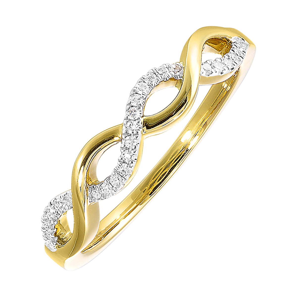 10Kt Yellow Gold Diamond 1/10Ctw Ring – Diamond Vault of Troy