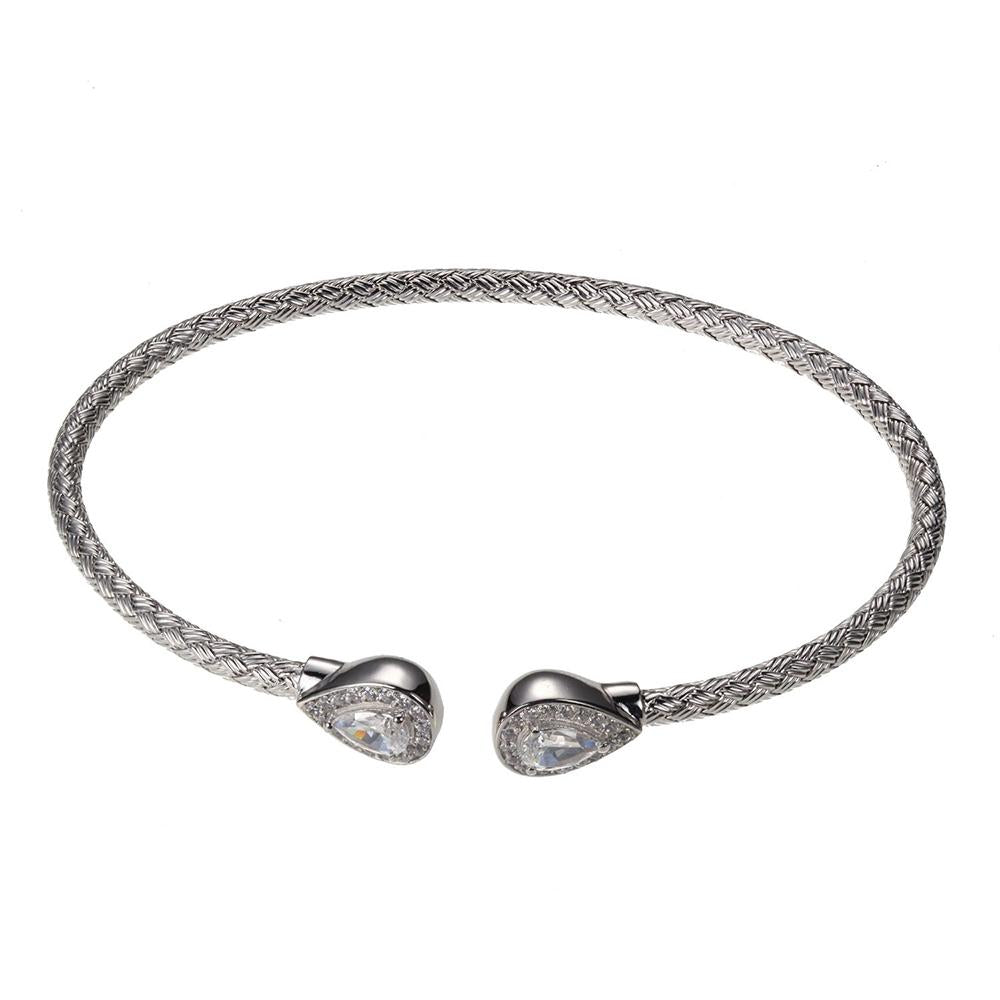 MLC8561WZ - CZ Cuff, Aline, 3MM | Charles Garnier | Diamond Vault of Troy
