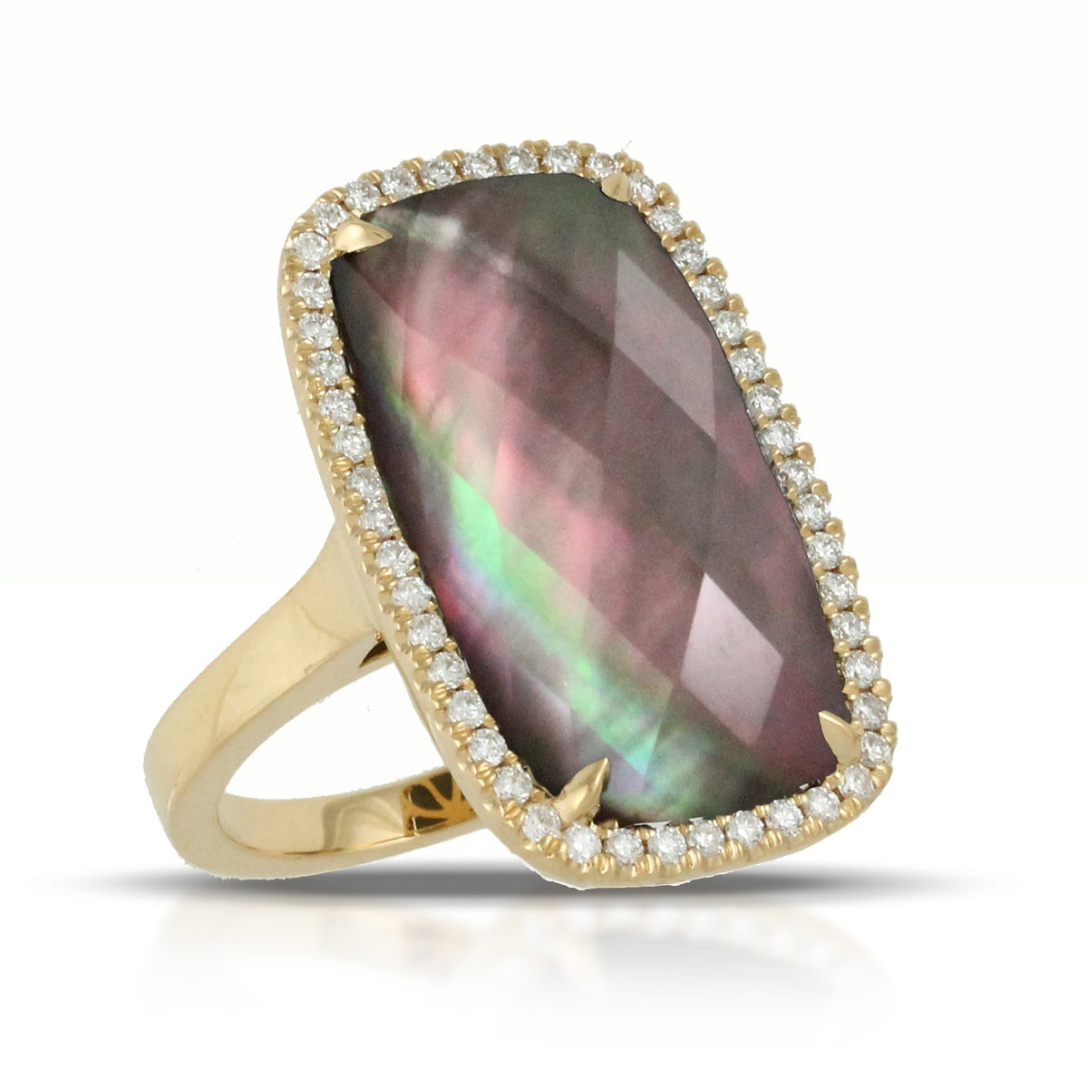 18K Yellow Gold Diamond Ring | Doves Jewelry | Diamond Vault of Troy