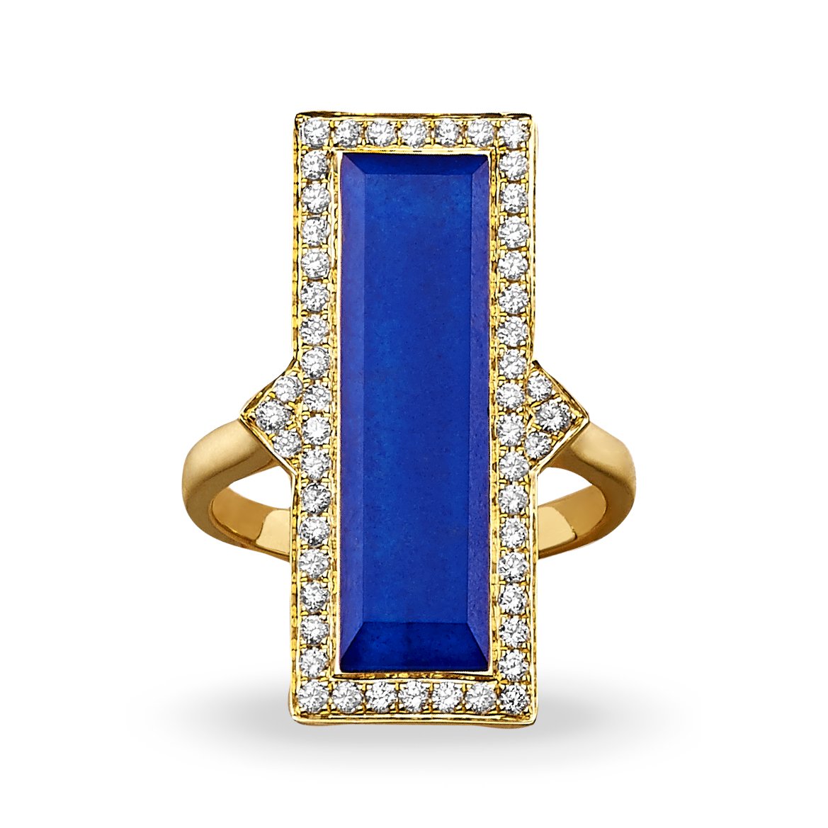 18K Yellow Gold Diamond Ring | Doves Jewelry | Diamond Vault of Troy