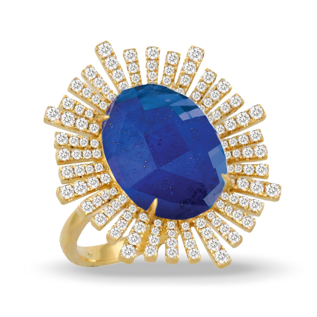 18K Yellow Gold Diamond Ring | Doves Jewelry | Diamond Vault of Troy